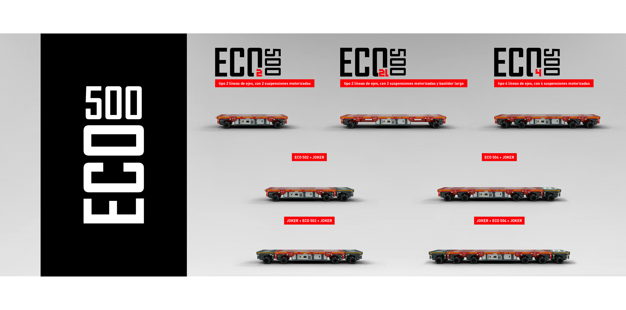 Eco500, vehículo autopropulsado para transportes intralogísticos