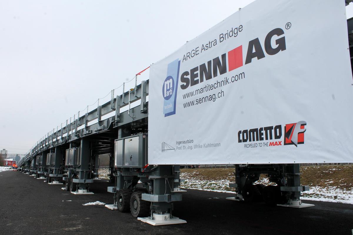 Cometto involved in “ASTRA Bridge” pilot project - Self-propelled vehicles