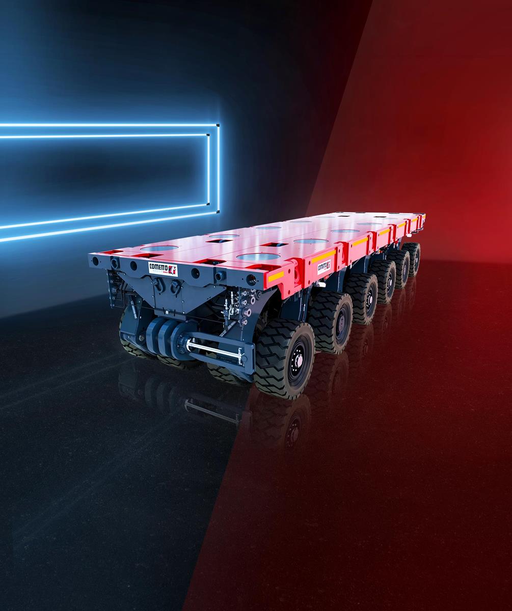 Cometto's new SPMT generation - Self-propelled vehicles - Heavy load ...