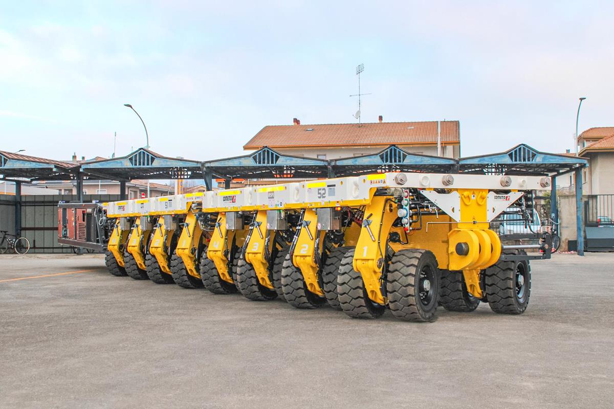 Mediaco acquires 20 SPMT axle lines - Self-propelled vehicles