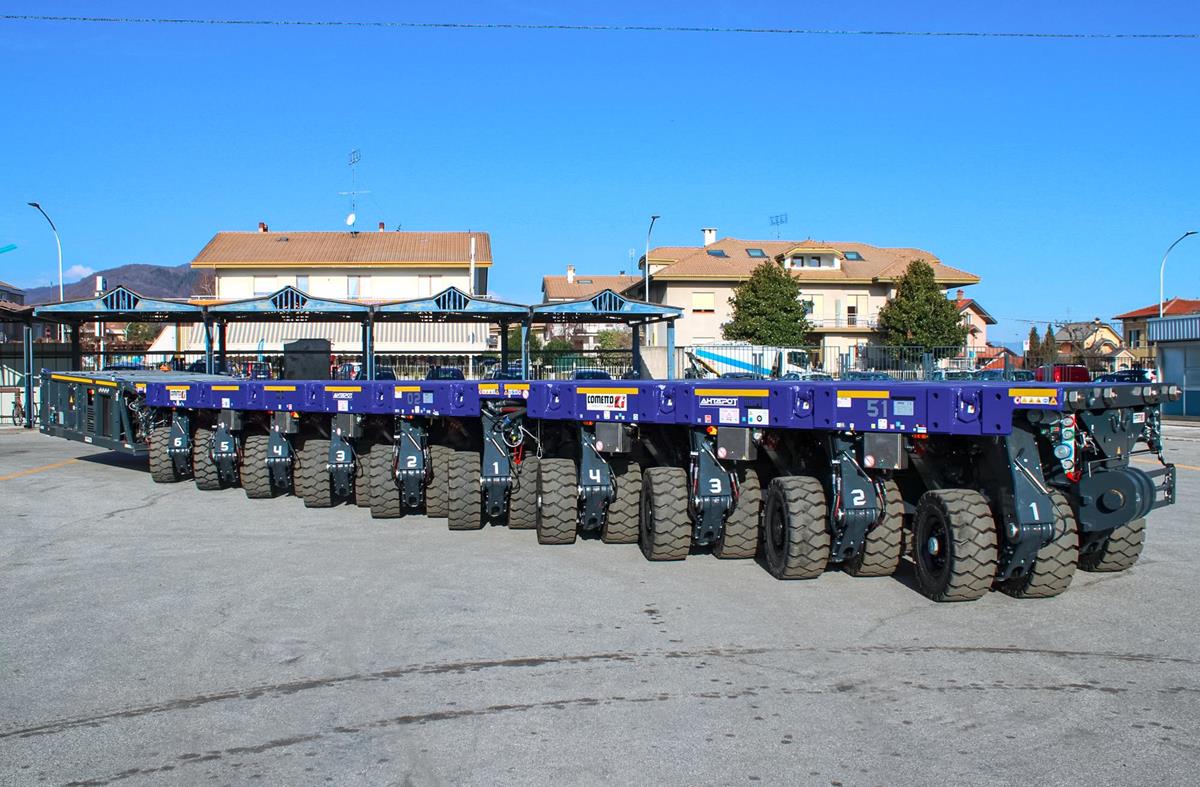 20 axle lines at work for Ahtapot - Self-propelled vehicles - Heavy ...