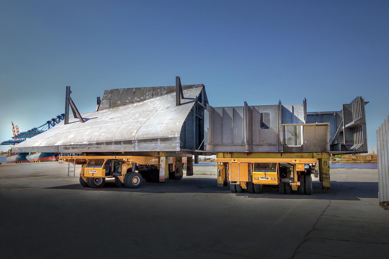 Shipyard self-propelled elevating transporters - Cometto SYT